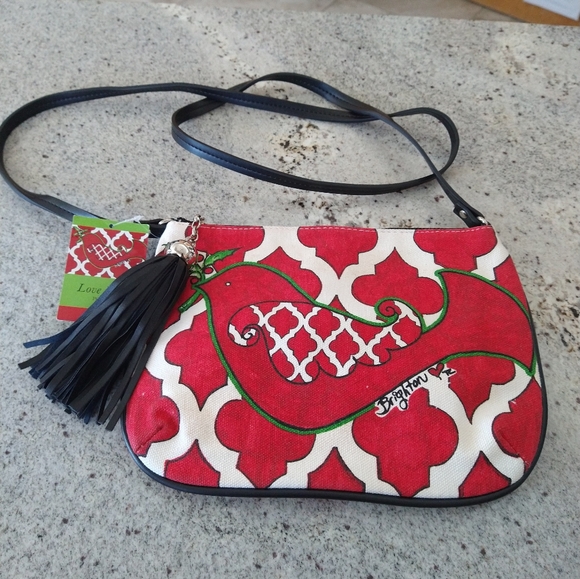 Brighton | Bags | Brighton Love Dove Pouch With Tassel | Poshmark